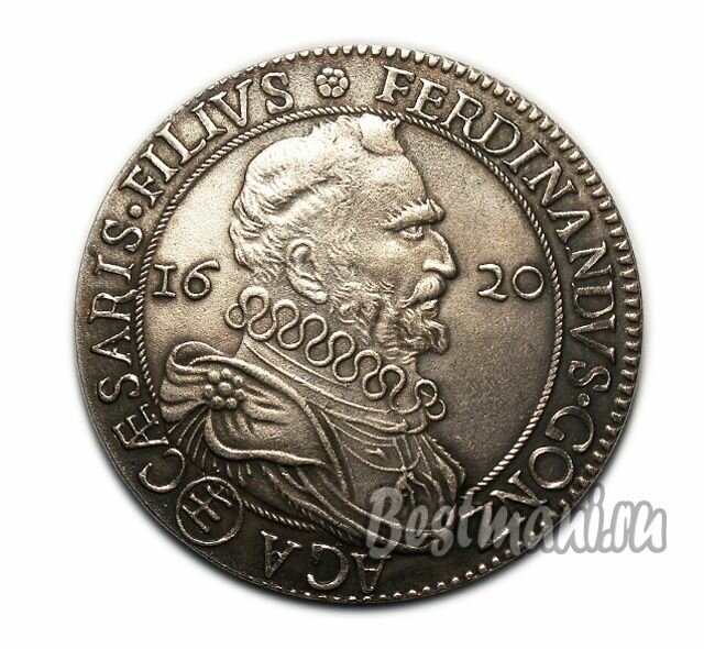 Талер 1620 года Фердинанд сувенирная копия монеты, нумизматика, деньги для коллекции
