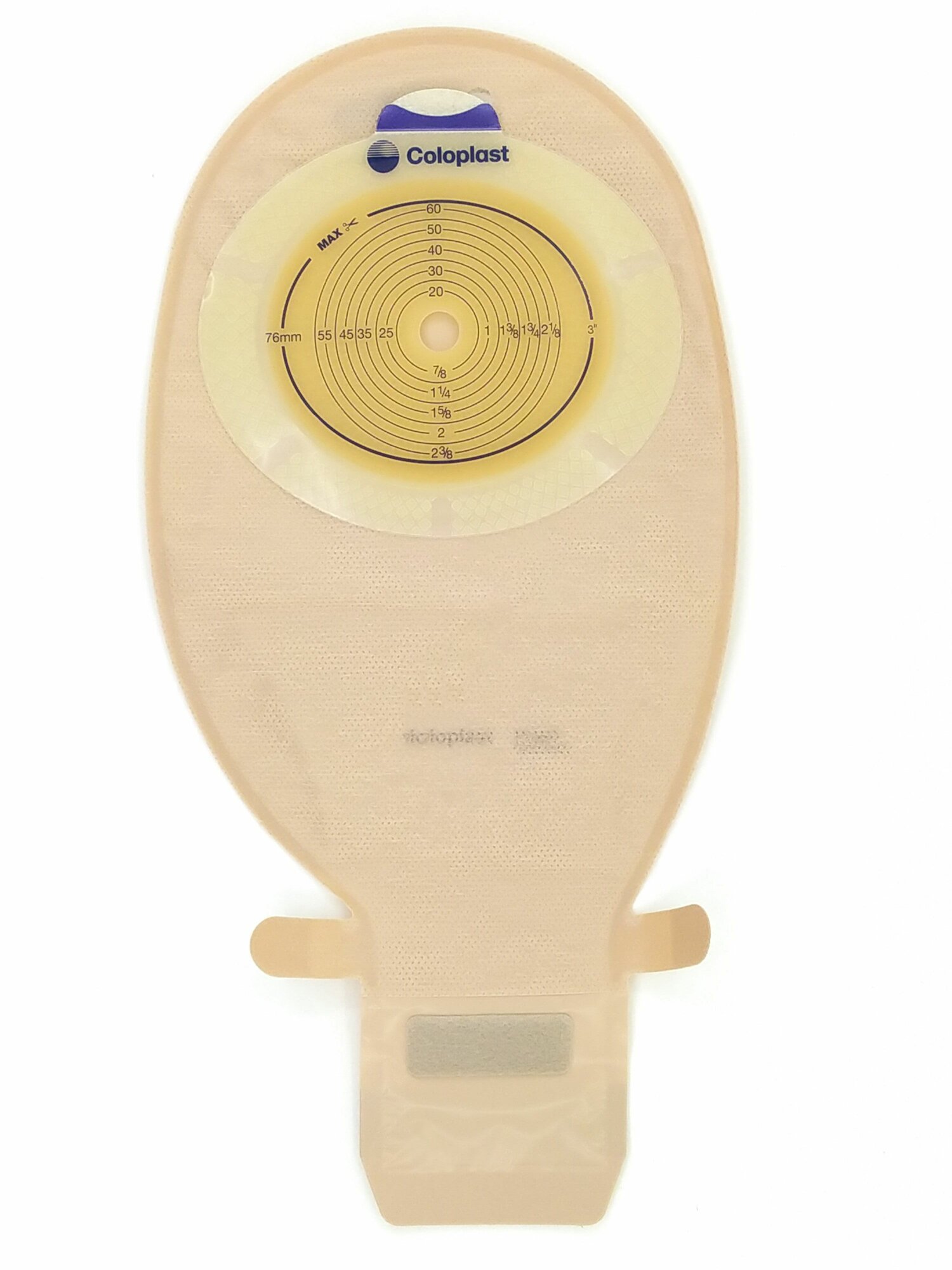 Однокомпонентный дренируемый калоприемник СенШура (SenSura) со встроенной плоской пластиной, фильтром и застежкой на липучках 10-76 мм арт. 15580 Колопласт (Coloplast) 30шт