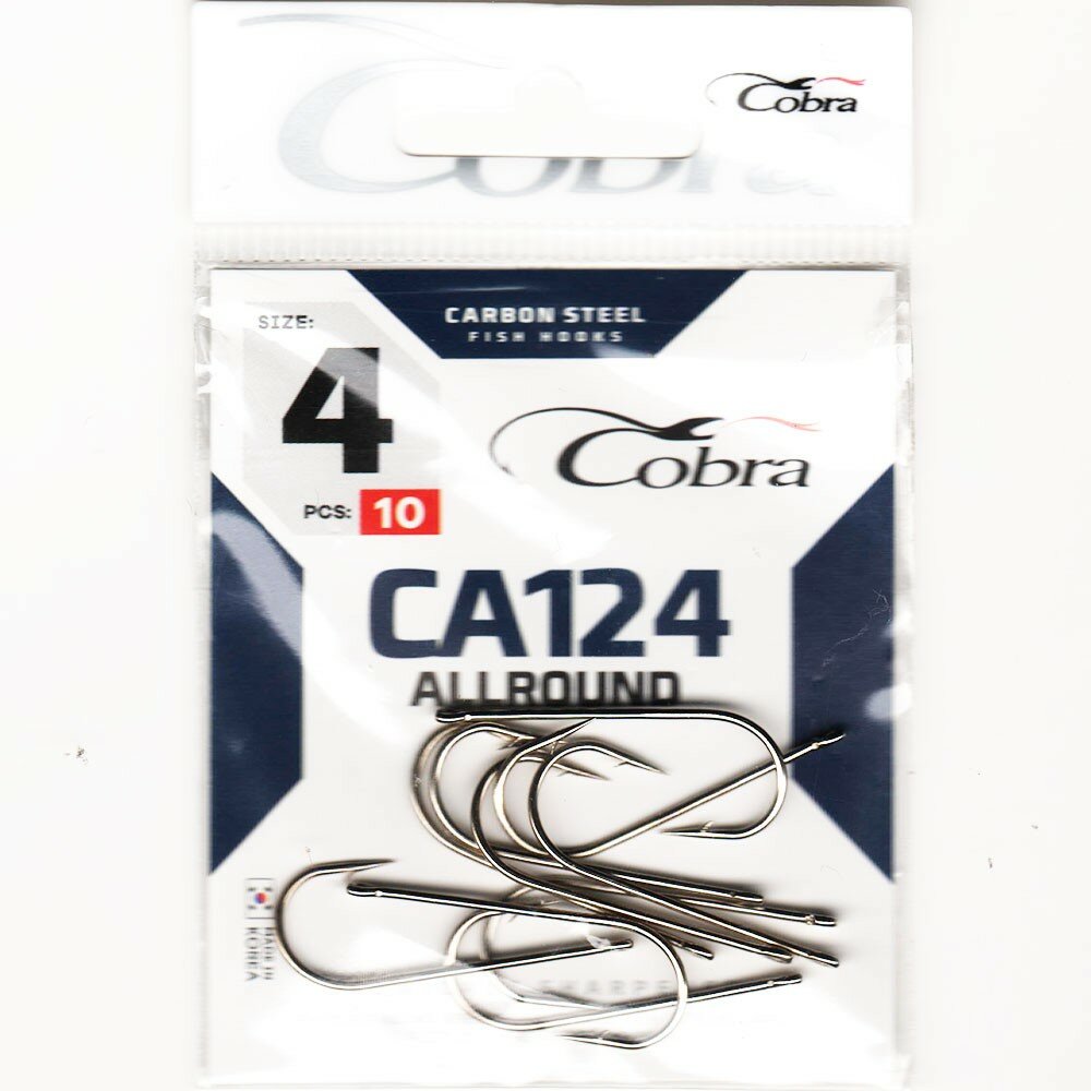 Крючки Cobra Allround ROUND CA124 #004 (уп. 10 шт.)