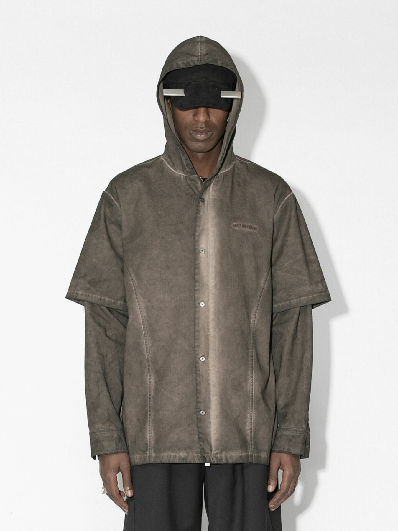 Толстовка Washed Hooded Layered