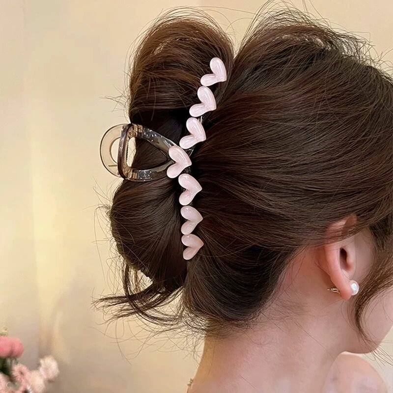 Краб для волос FreshStyle Змея серо-коричневая 13 см