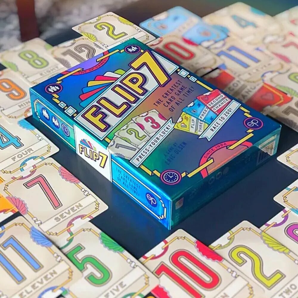Настольная игра "Flip7", семейная, для вечеринок, от 3 до 6 игроков
