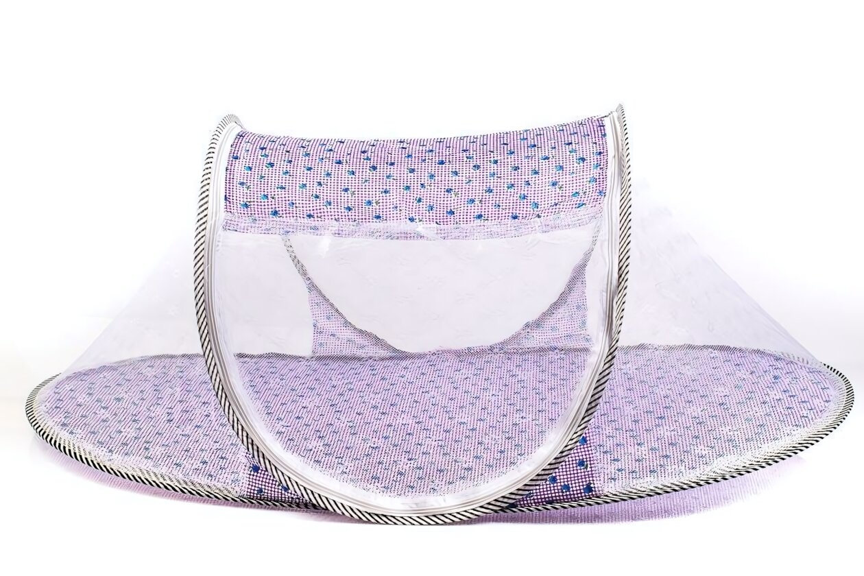 Матрас-кокон для малышей с москитной сеткой, компактный, текстиль, переноска