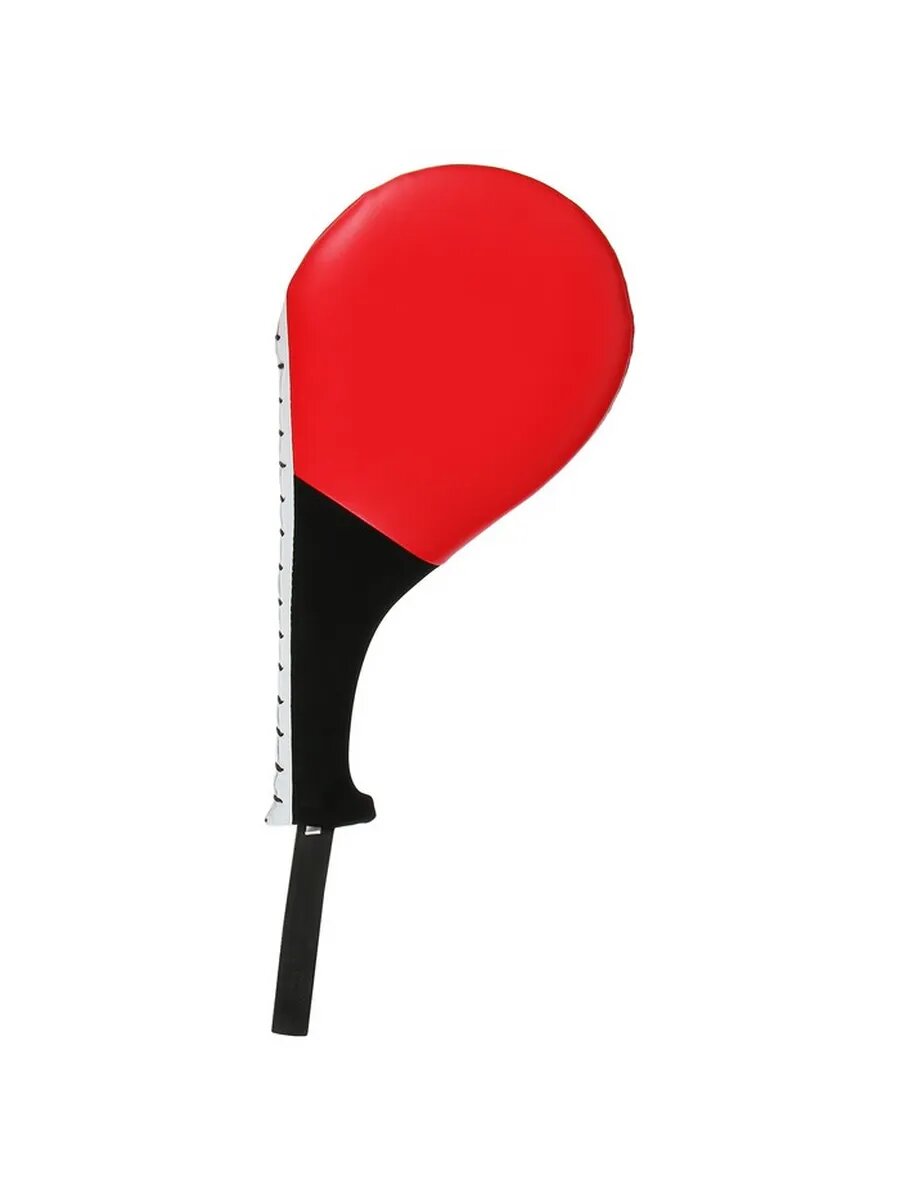 Лапа-ракетка для тхэквондо, красно-чёрная, 39 х 20 х 5 см