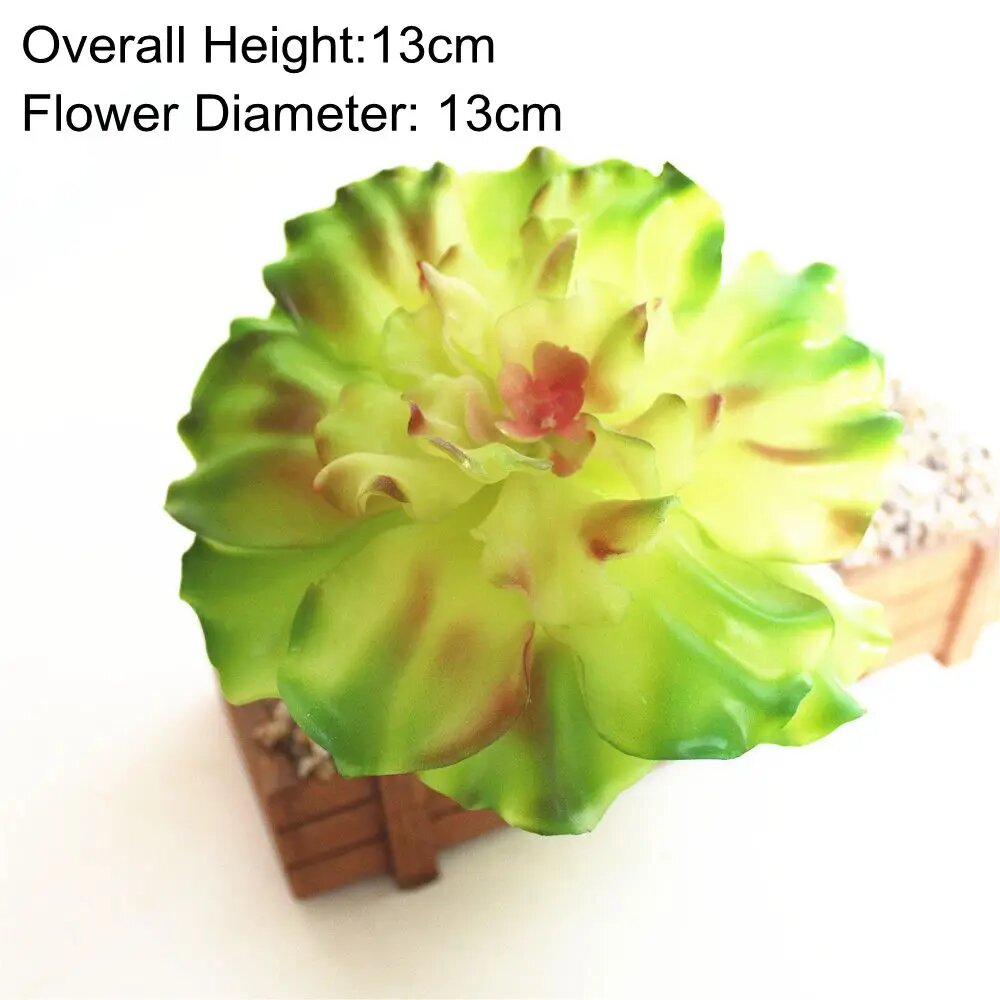 Искусственные суккуленты Wusmart, набор из 39 видов Зеленый, Di Shui Lian