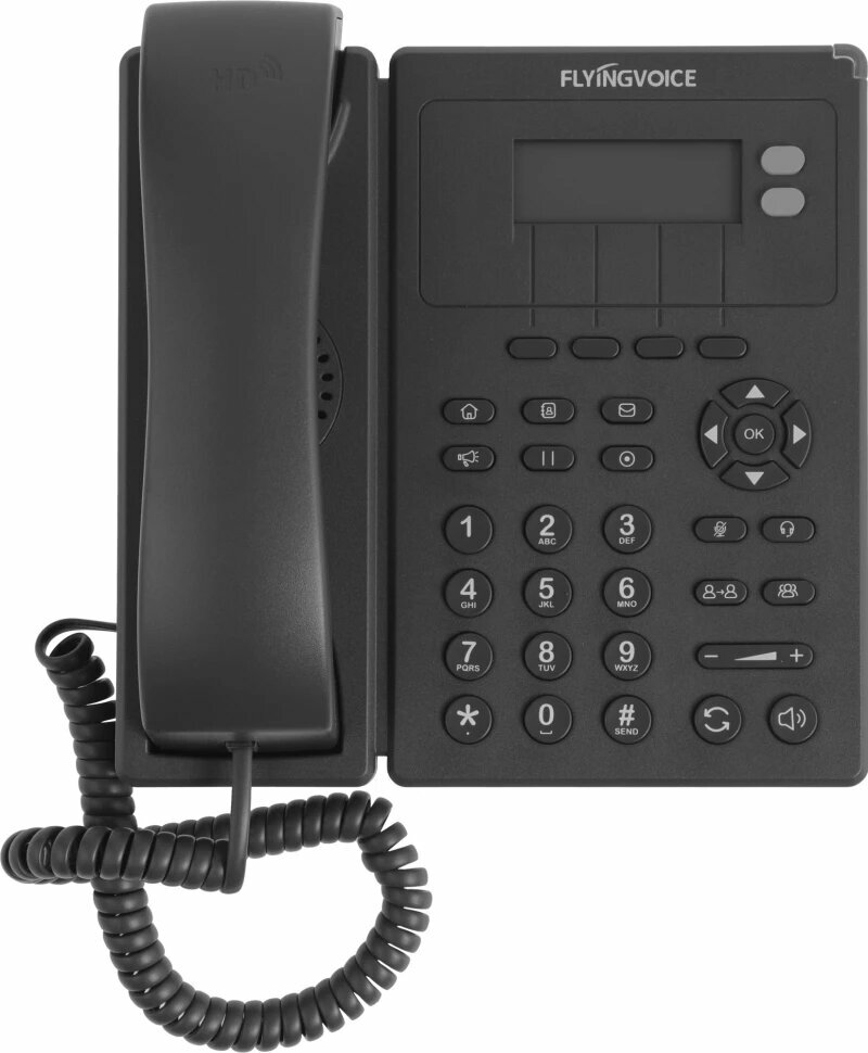 Телефон IP Flyingvoice FIP-10 черный (FIP10)