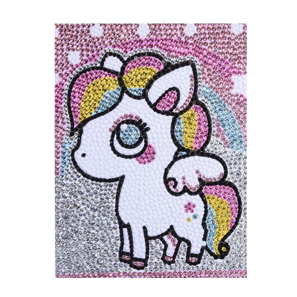 5D DIY Книги для рисования алмазными бриллиантами Специальной Формы Милые Животные для Детей Начинающих, Цвет: Как на картинке, Материал: Канва и Резиновый Алмаз, Тип: A, B, C, D, E, F, G, H, I (по желанию), Форма Алмаза: Кристалл и Специальная Форма,