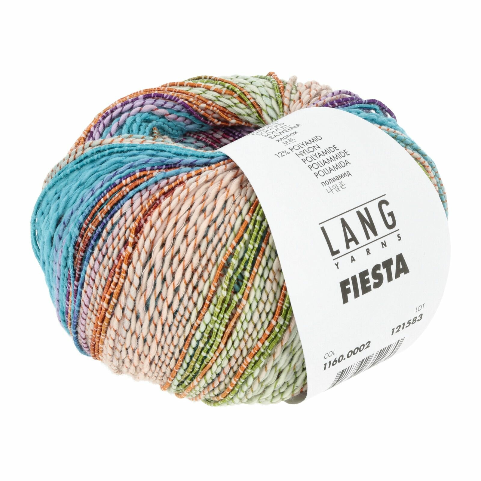 Пряжа для вязания Lang Yarns Fiesta (1160.0002) 1 моток