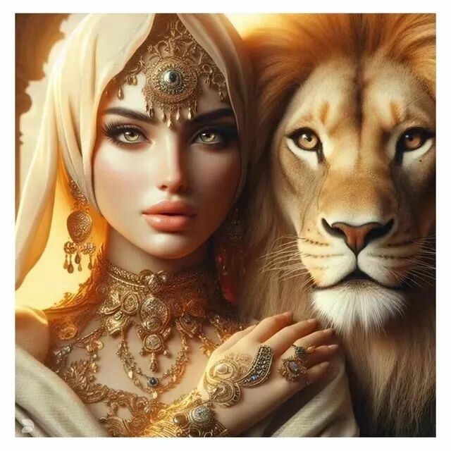 Алмазная картина "лев" алмазная огранка 40х50 см,40x50cm, белый