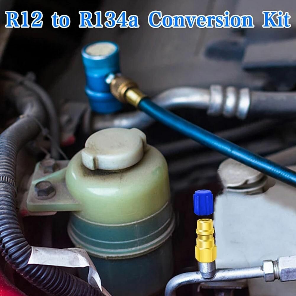 1 шт. R12 в R134a комплект для переоборудования автомобильный кондиционер наполнительный клапан фитинги порт адаптер