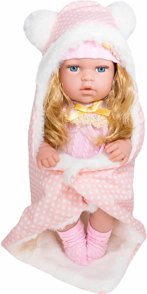 Кукла пупс с аксессуарами, высота 30 см, игрушечный младенец с одеждой и длинными волосами, для сюжетно-ролевых игр, пластиковый пупсик, в пакете