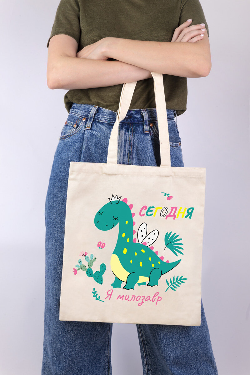 Фрея RWCB-016-QF56 Раскраска на сумке Милозавр размер 40 х 35 см для творческих детей