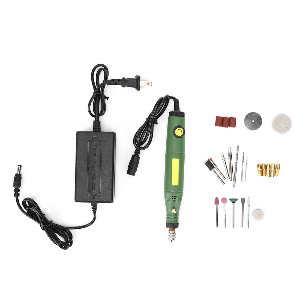 26 шт. Электрическая шлифовальная машинка Установите мини -регулируемую скорость ручной инструмент 18W