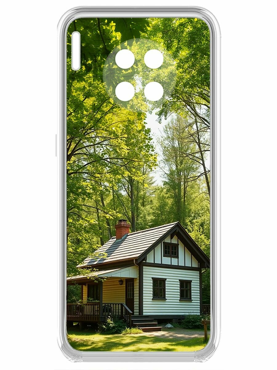 Чехол-накладка Krutoff Clear Case Дача для Huawei Mate 30