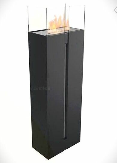 Биокамин Kratki ROMEO, Металл, черный, 35,8x113,6x20,9 см.