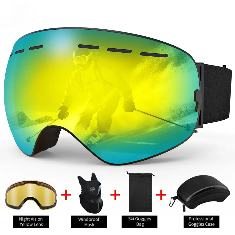 Лыжные очки X-TIGER UV400 Comma XJ-0103-GP