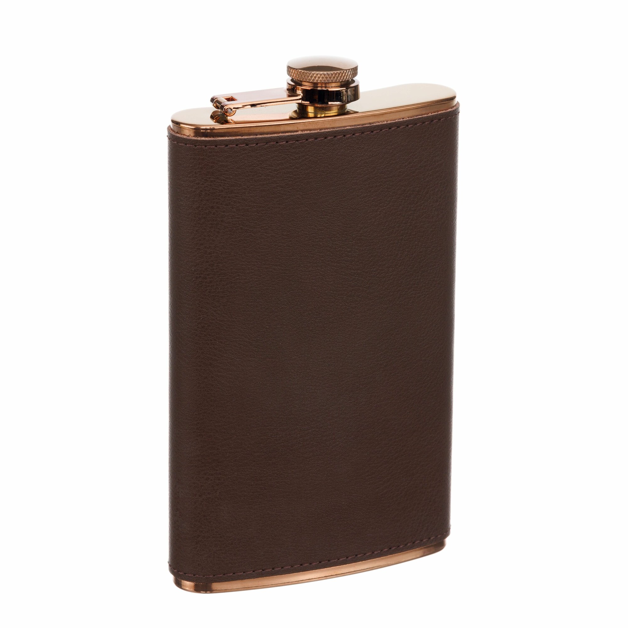 Фляга для алкоголя воды походная S.Quire 0,27 л, коричневая