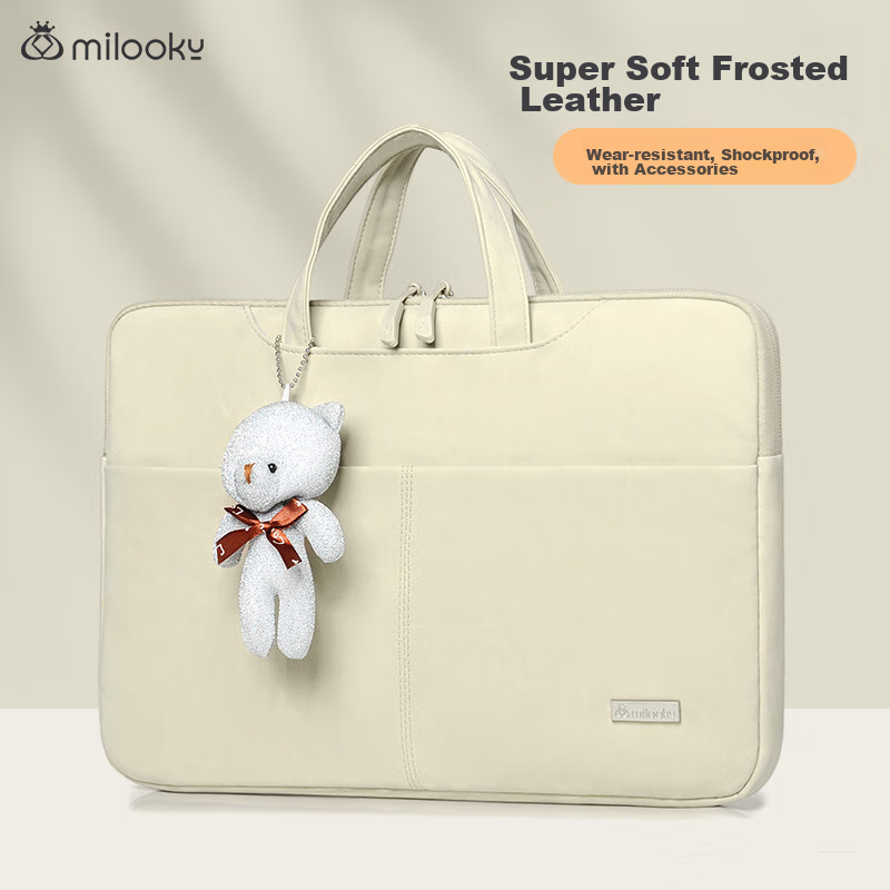 Milooky Laptop Bag for Apple MacBook Pro, 13/14 Inch, Lightweight Handbag for Women
