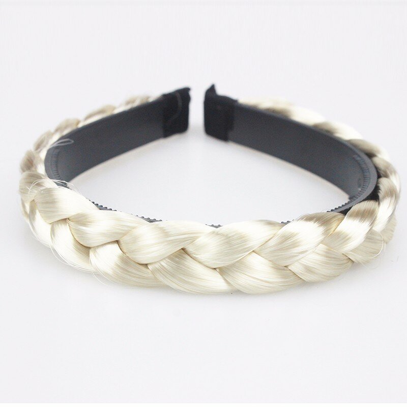 2016 Новый женский винтажный парик повязка на голову косички аксессуары для волос для девочек корейский стиль повязка на голову женские аксессуары для волос повязка для волос для девочек - P88