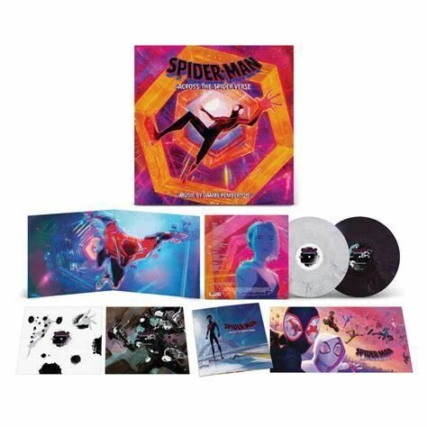 Человек-Паук: Паутина Вселенных OST (Red and Orange Marble USA Limited) Красный и Оранжевый Мрамор Виниловая Пластинка, Саундтрек Spider-Man: Across The Spider-Verse
