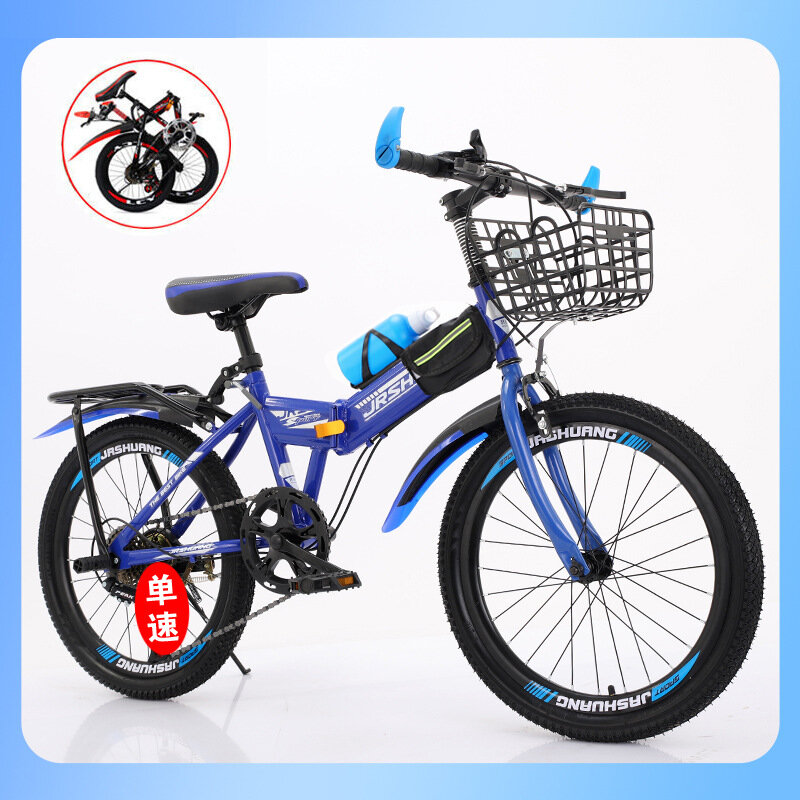 2026 Новейший детский складной горный велосипед 18/20/22/24 дюйма для мальчиков и девочек с переменной скоростью и дисковыми тормозами, велосипед для больших детей и студентов