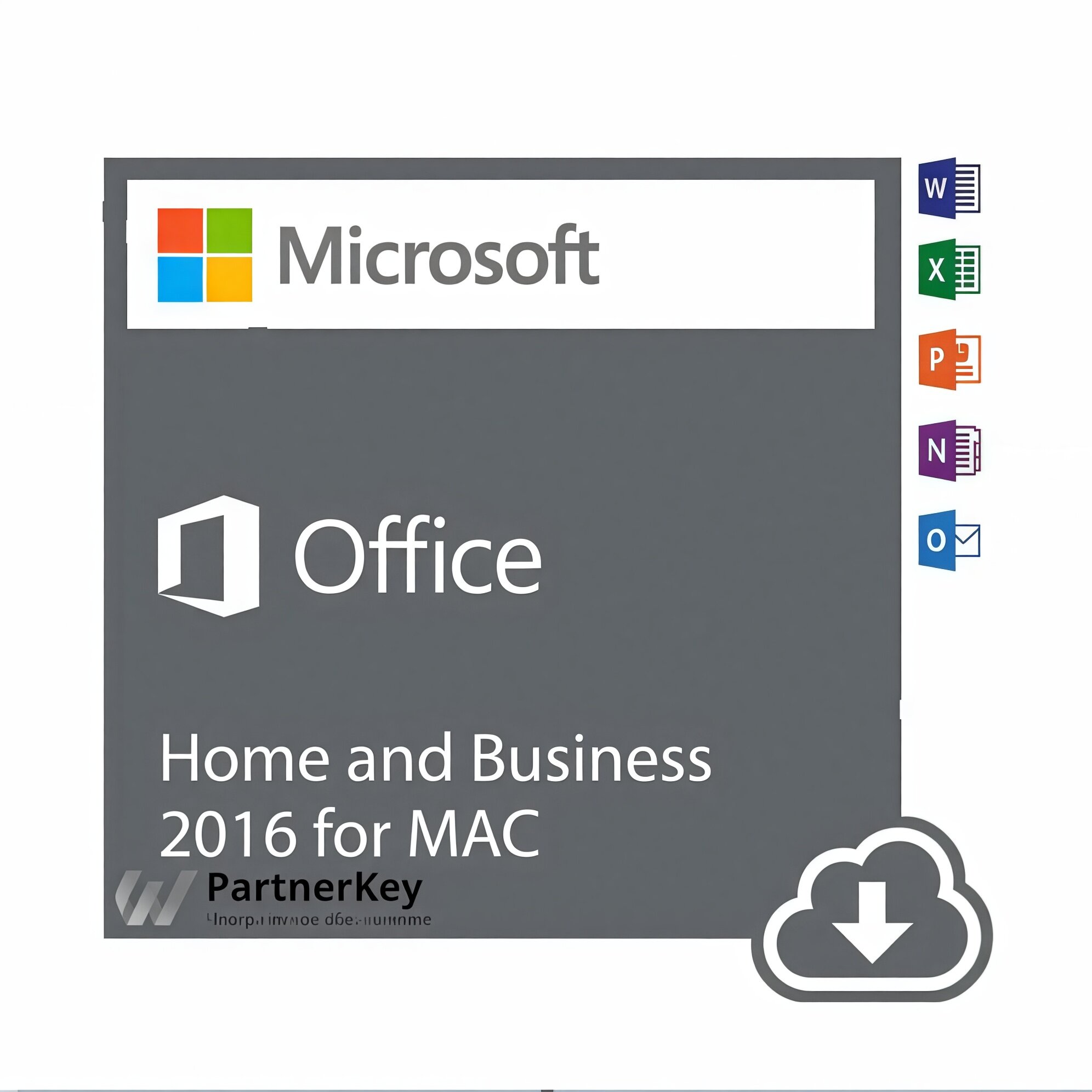 Office 2016 Home and Business Retail, Для дома и Бизнеса Бессрочный ключ активации с привязкой для MacOS