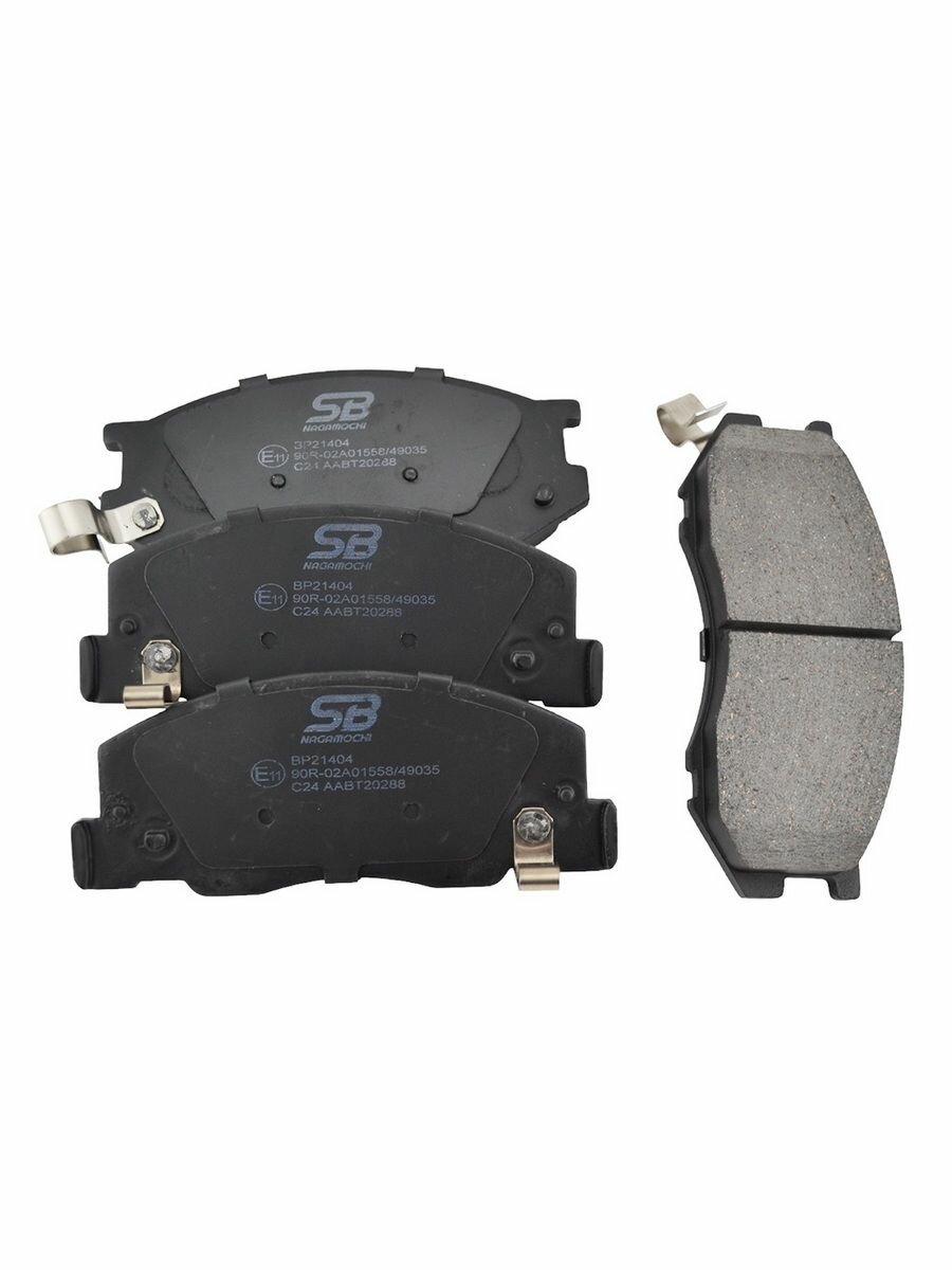 Колодки тормозные дисковые передние для а/м TOYOTA Previa, LiteAce, Estima, SB NAGAMOCHI BP21404