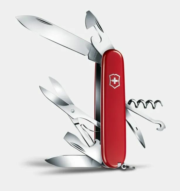 91mm Victorinox Climber SAK 1.3703 14 Функции инструмент для туризма