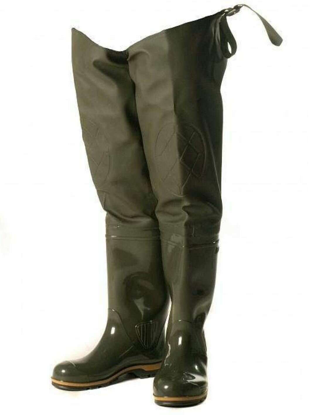 Сапоги болотные трехцветные G15, хаки, размер 38