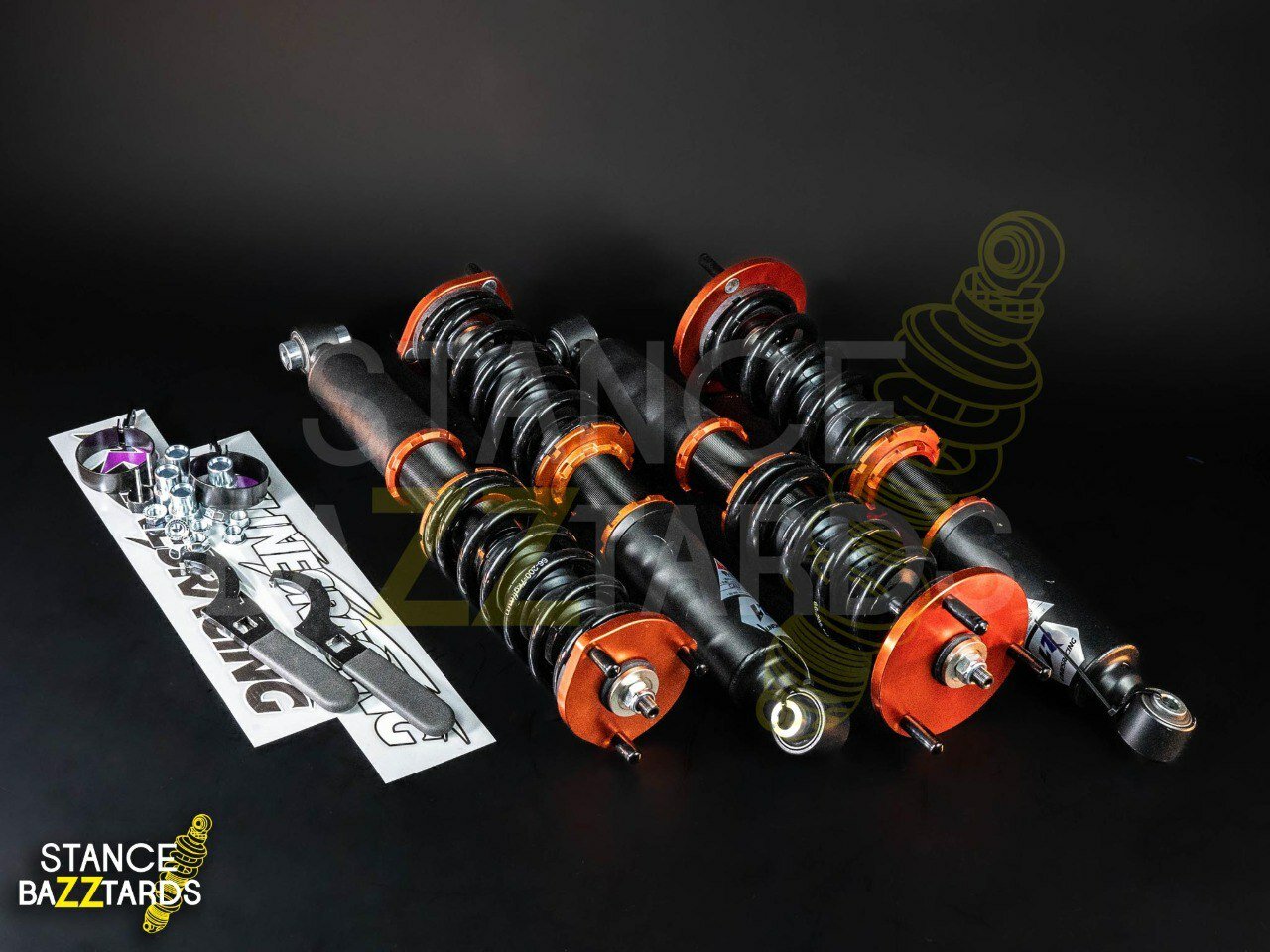 Винтовая подвеска койловеры LinesRacing Drift серия Lexus 2005-2013 с регулировками высоты фултап, жесткости 36 регулировок, развала, SDD-069