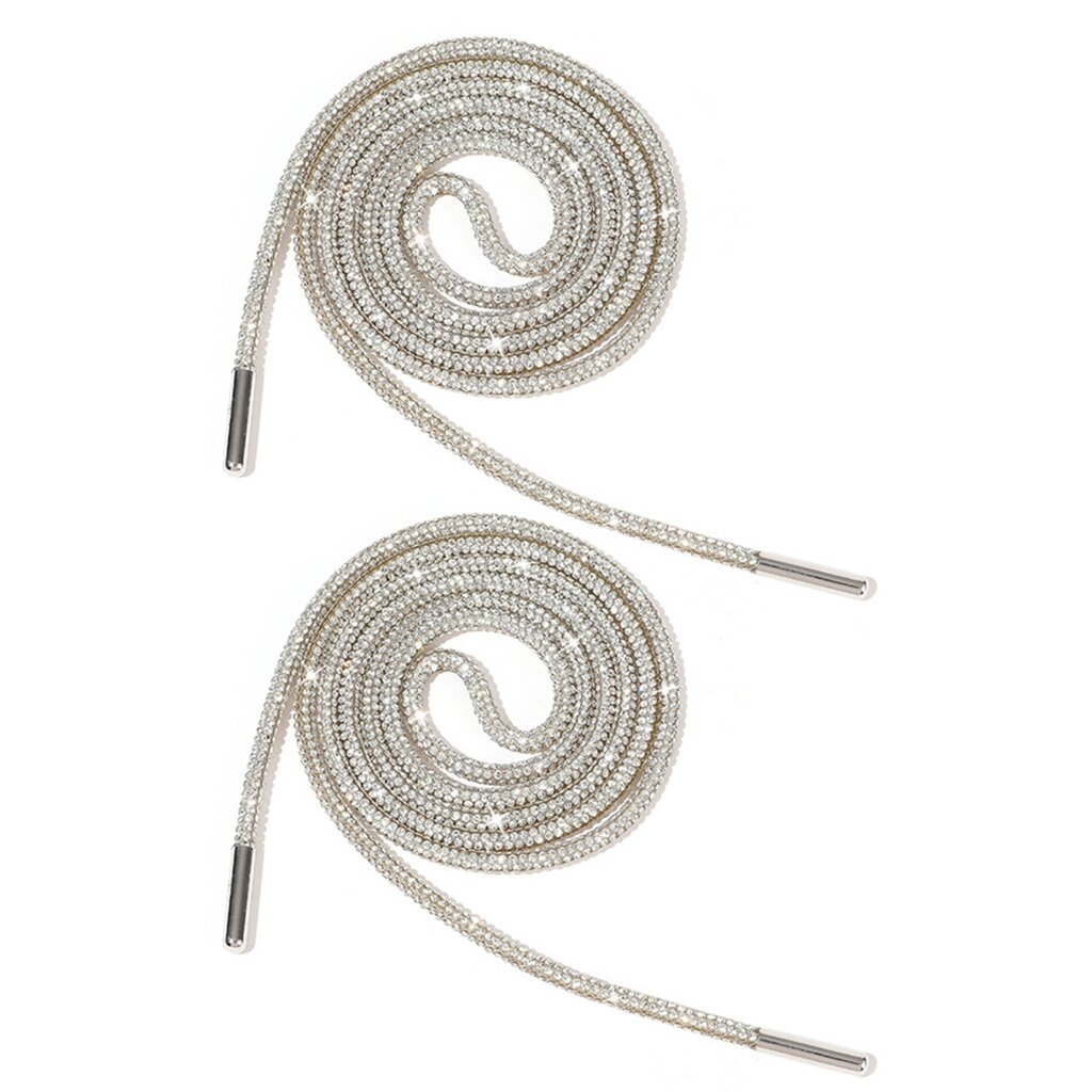 2 Штуки блестящих шнурков для обуви, Блестящие стразы, шнурки для кроссовок, спортивные штаны