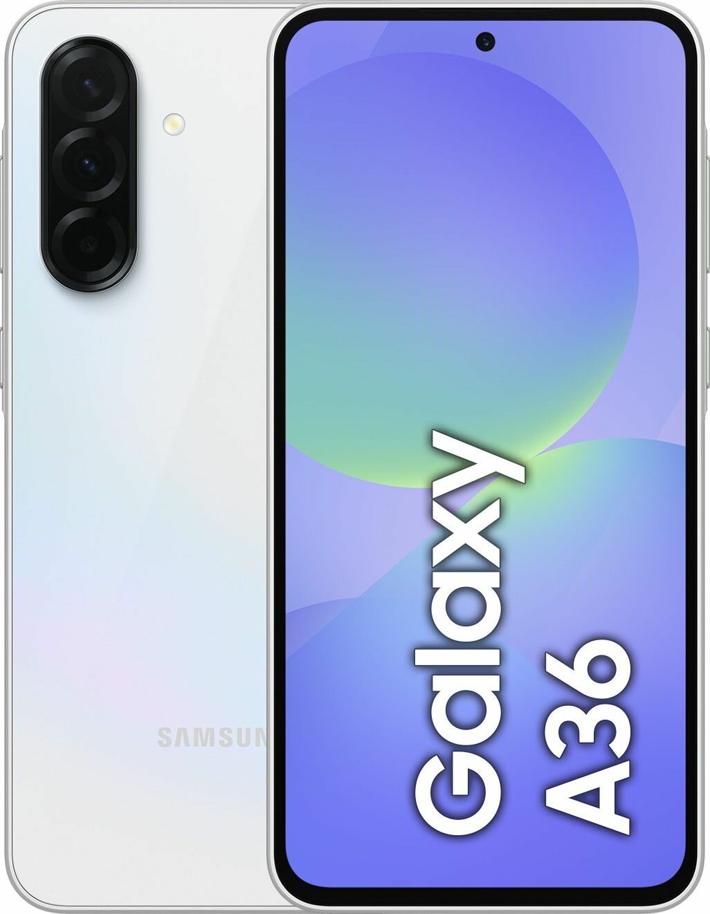 Смартфон Samsung Galaxy A36, 8/256Gb, nano SIM+eSIM, White(Белый) Global