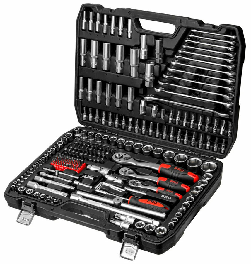 Набор головок и ключей Startul Stuttgart 216 предметов 1/4 ,3/8 ,1/2 (PRO-216S)