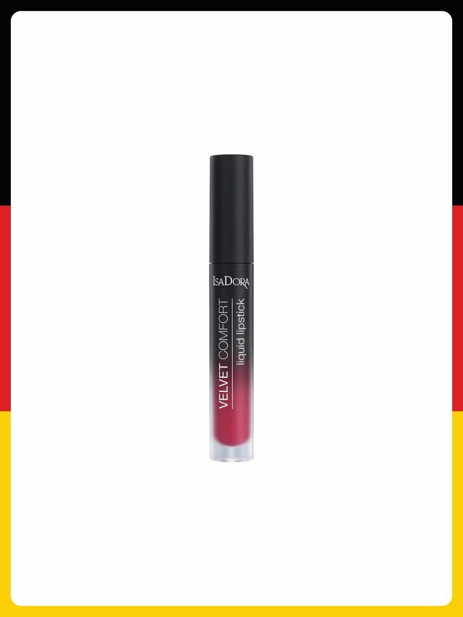 Губная помада Isadora Velvet Comfort Liquid Lipstick 60 Raspberry Kiss 4 ml
