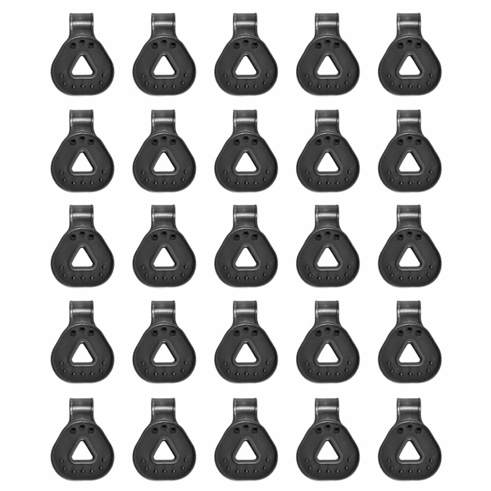 Клещи для теплицы Агрокусочки Зонтирующие Клещи Сетчатые Клещи для insekтоустойчивых сеток Крепежные зажимы для зонтирующей сетки, Черный, Пластик, Количество: 10шт, 50шт (по выбору), Вес изделия: 7г, Размер упаковки: 10шт: 60*50*10мм, 50шт: 100*50*20мм,