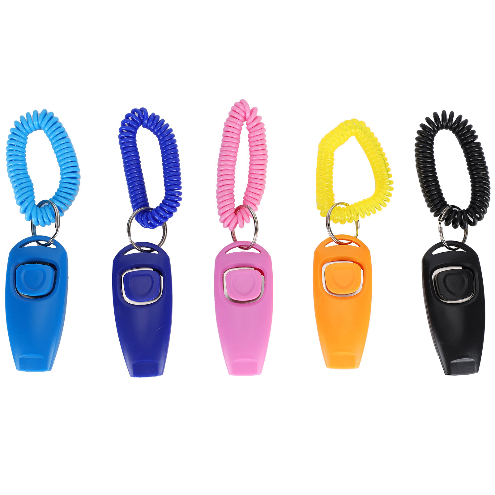 Свисток для дрессировки домашних животных 2-в-1: звуковой сигнал, кнопка, высокочастотный, пластиковый, для собак.