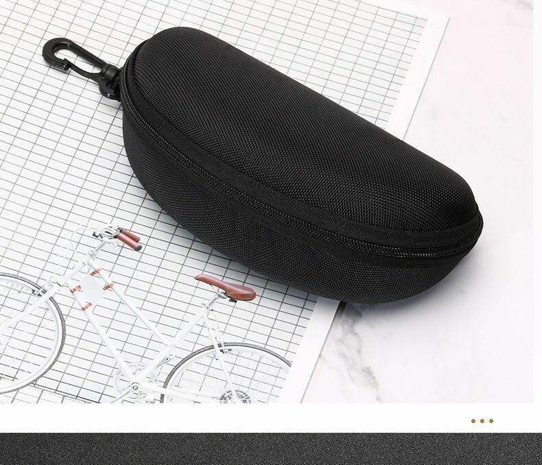 Футляр для очков и аксессуаров на молнии с карабином