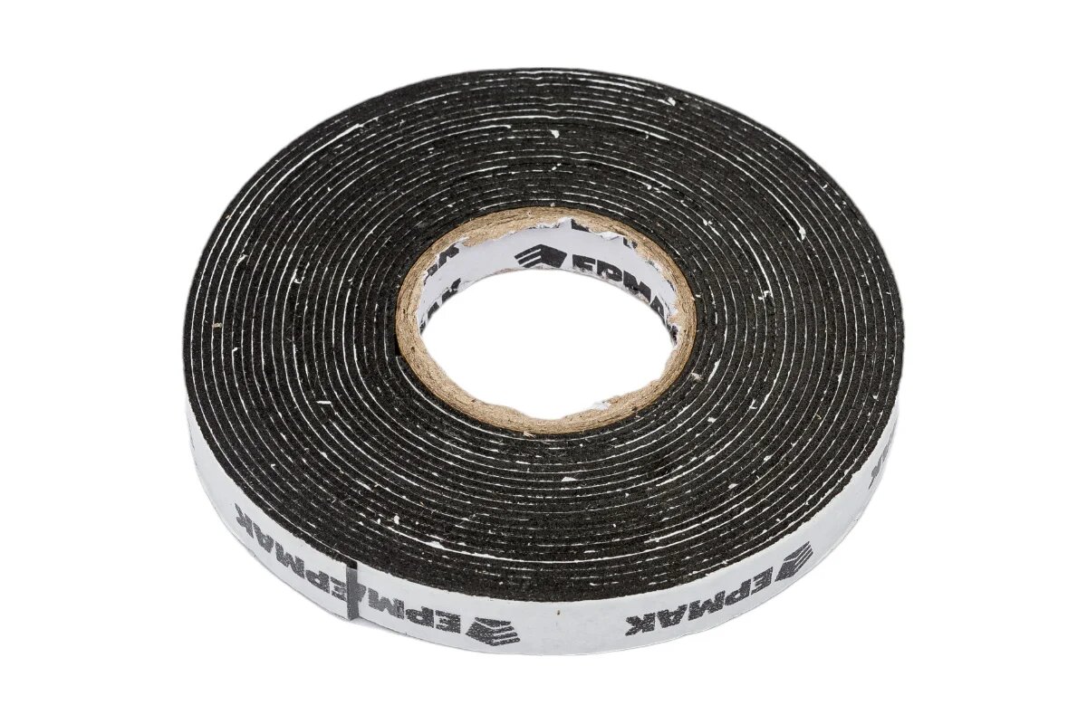 Ермак Монтажная двусторонняя клеящая лента для авто 12 мм x 5 м черная 472-016
