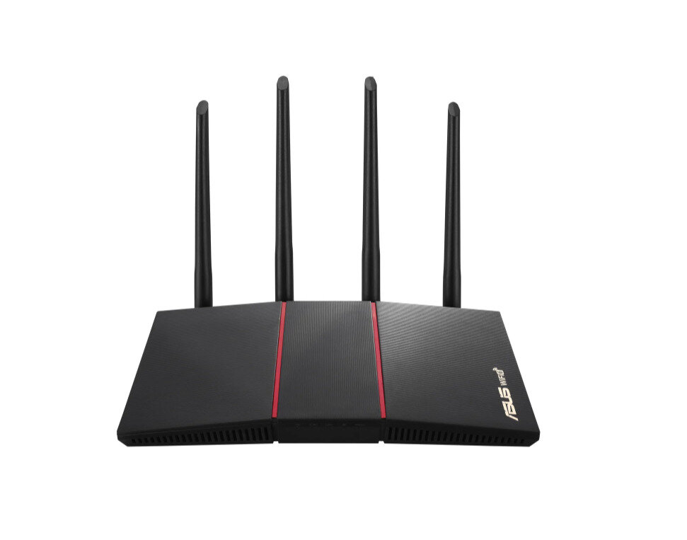 WiFi роутер ASUS RT-AX56U, WiFi 6 красный, черный
