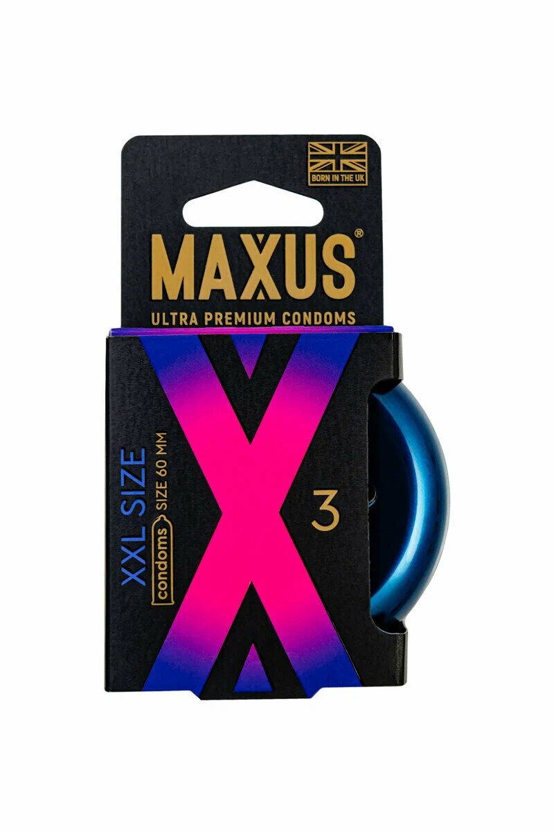 Презервативы MAXUS XXL, №3, увеличенные Maxus Презервативы MAXUS XXL, №3, увеличенные