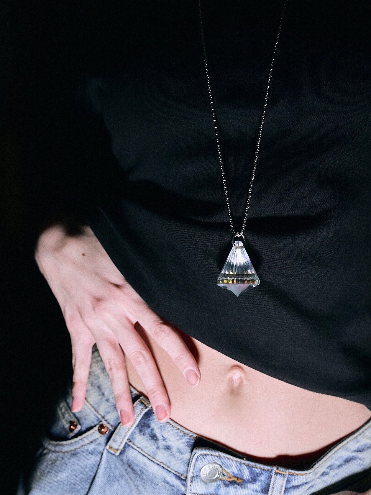 Колье, стекло