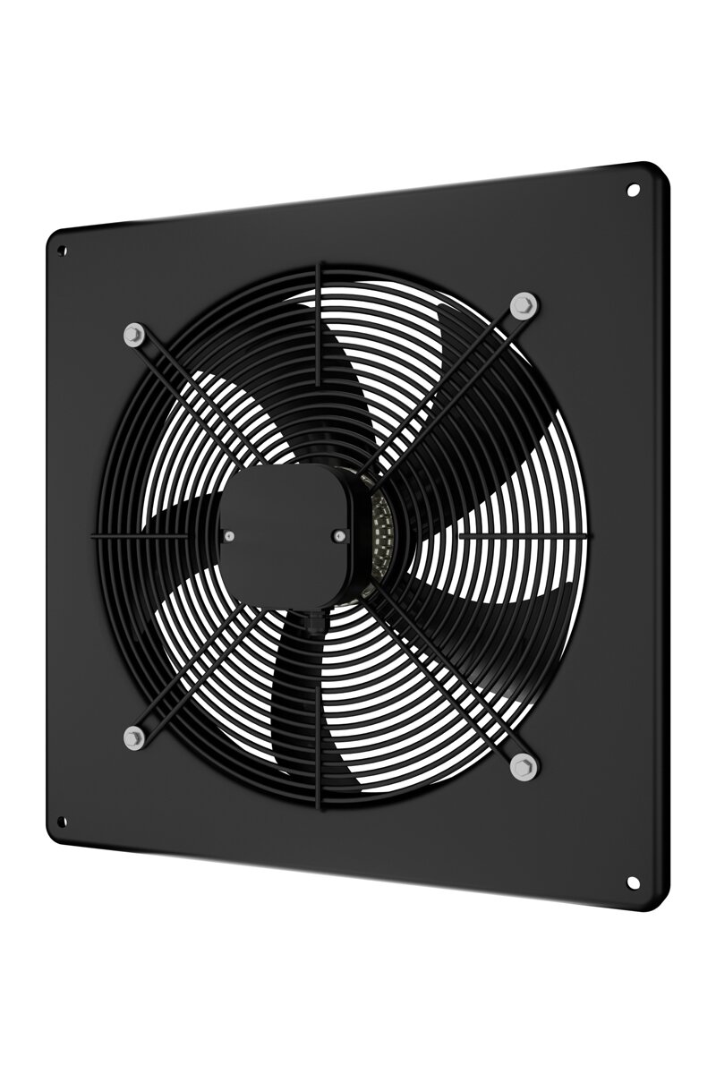 Вентилятор накладной STORM 550 4полюс ERA PRO, осевой, черный