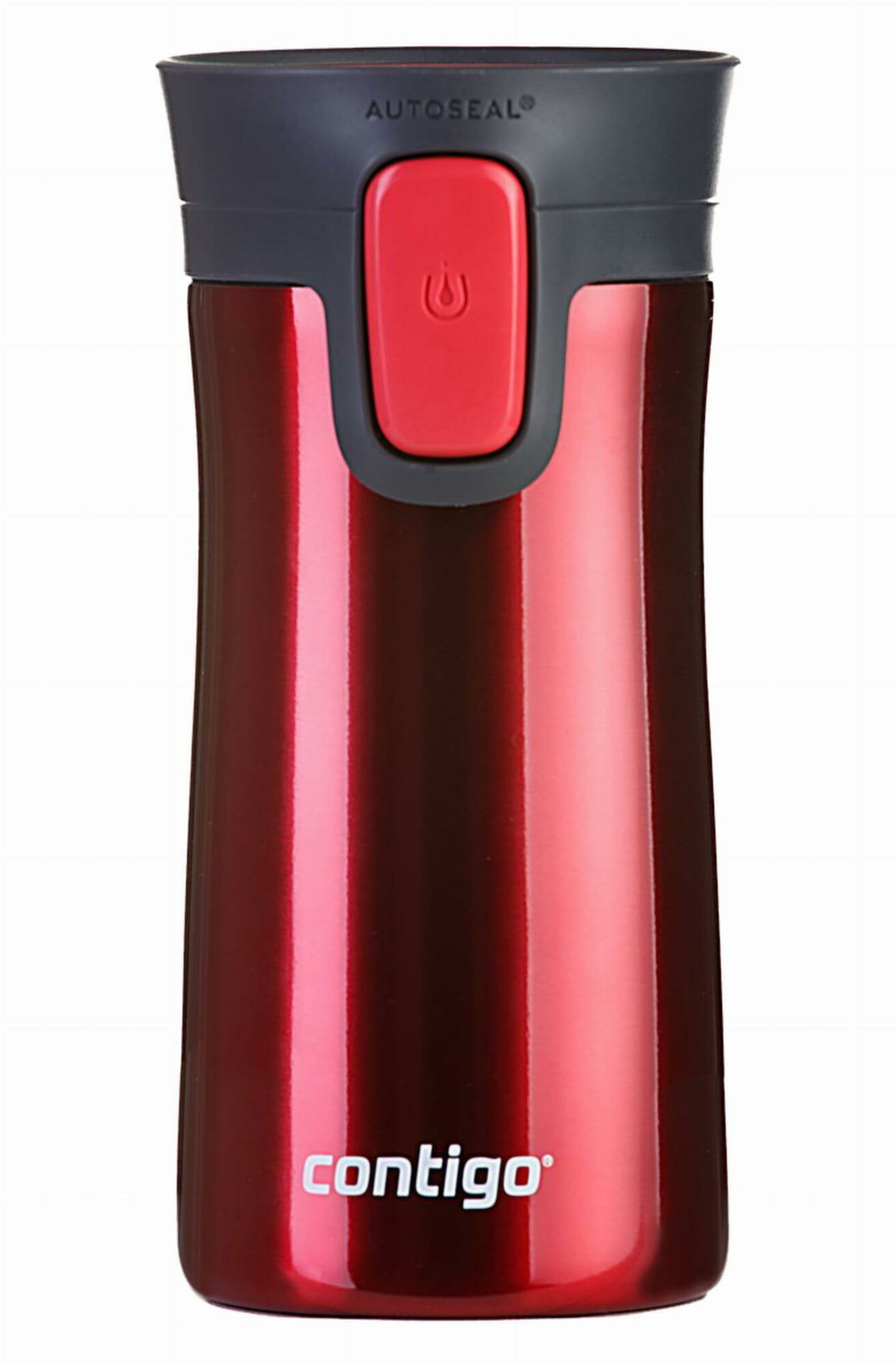 Decathlon Термокружка Contigo Pinnacle 300 мл, из нержавеющей стали, с вакуумной изоляцией, красная
