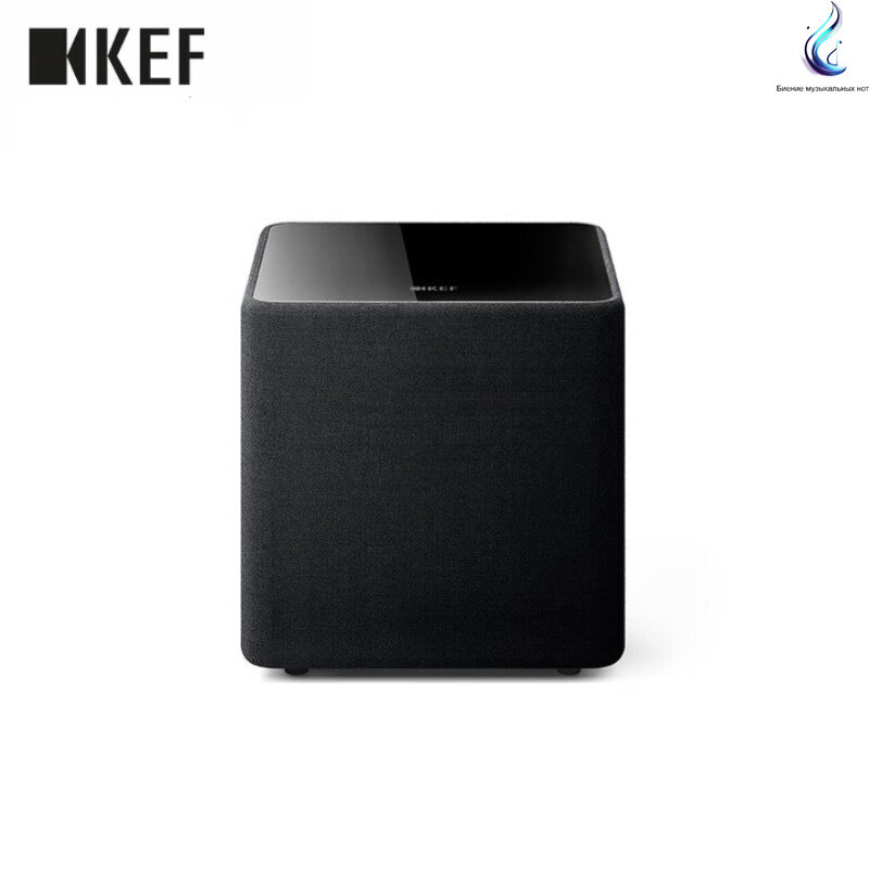 KEF Kube12 MIE Высокомощный активный сабвуфер для домашнего кинотеатра, черный