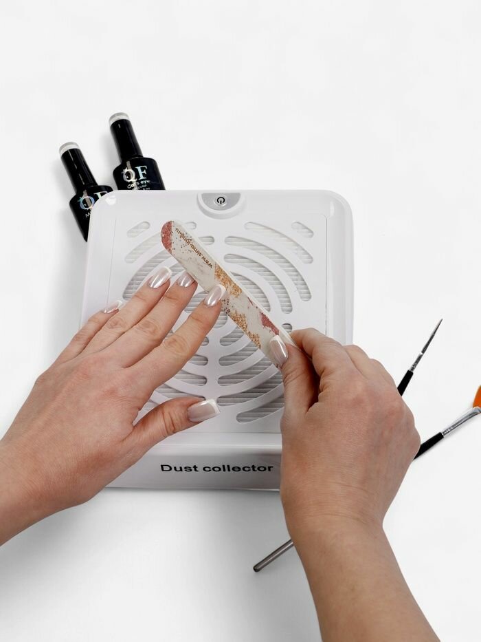 Пылесос для маникюра КНР LMP-01, 40 Вт, 1 фильтр, 220 В, белый