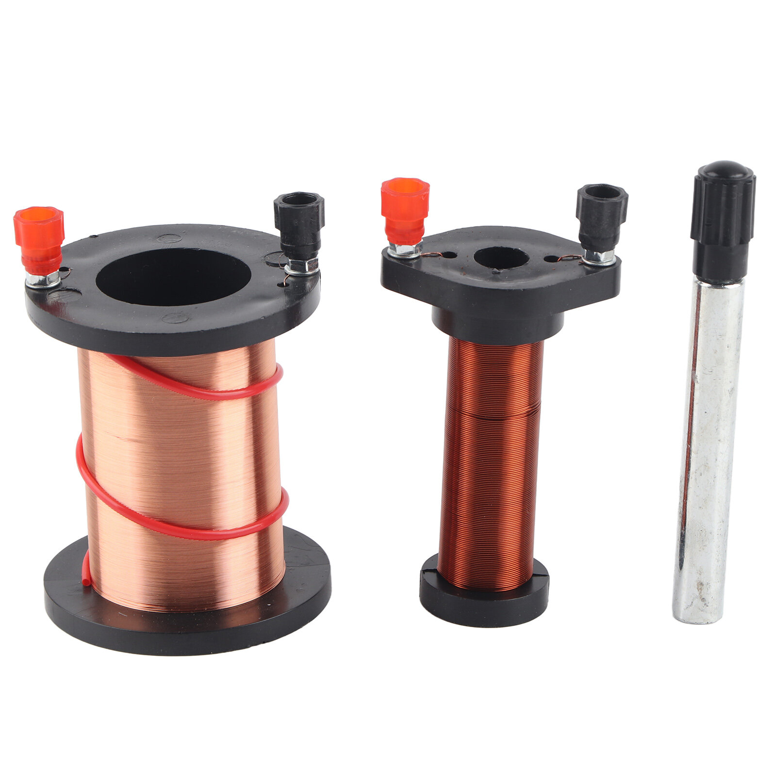 Первичная вторичная катушка электромагнитная индукционная катушка эксперимент для обучения физики