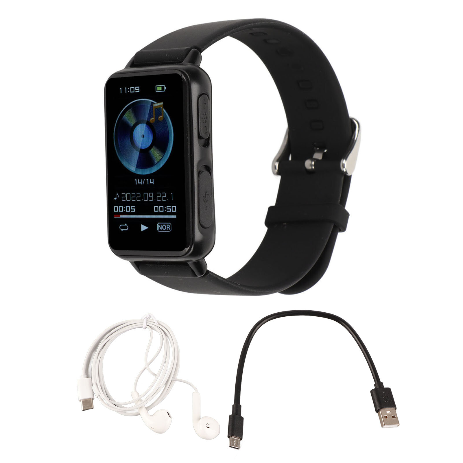 Умные часы с диктофоном AI, шумоподавлением, Bluetooth и активацией голосом, 8 ГБ