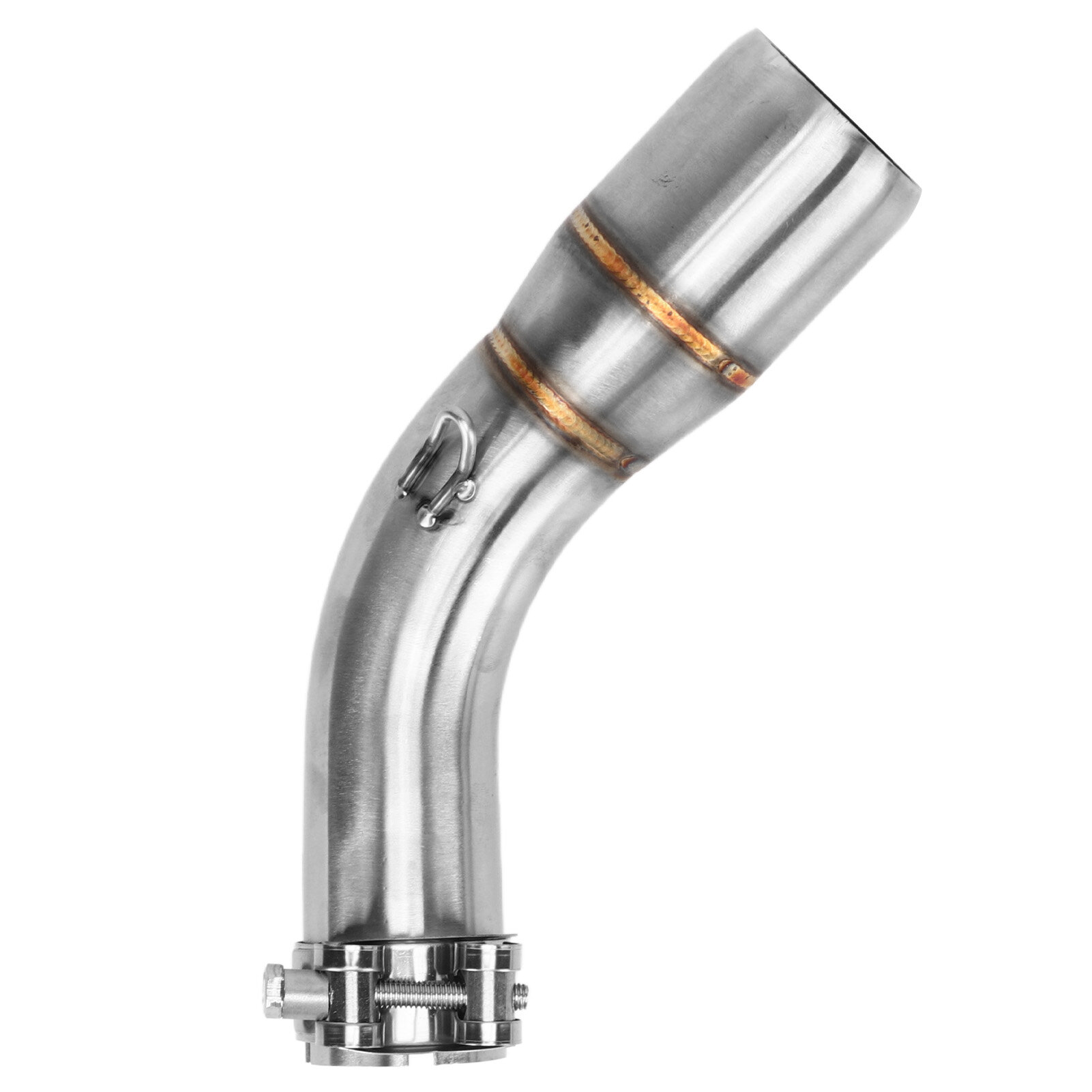 Средняя выхлопная труба мотоцикла, устойчивая к ржавчине, термостойкая, с низким уровнем шума, для замены на SUZUKI SV650 SV650X 2016–2021