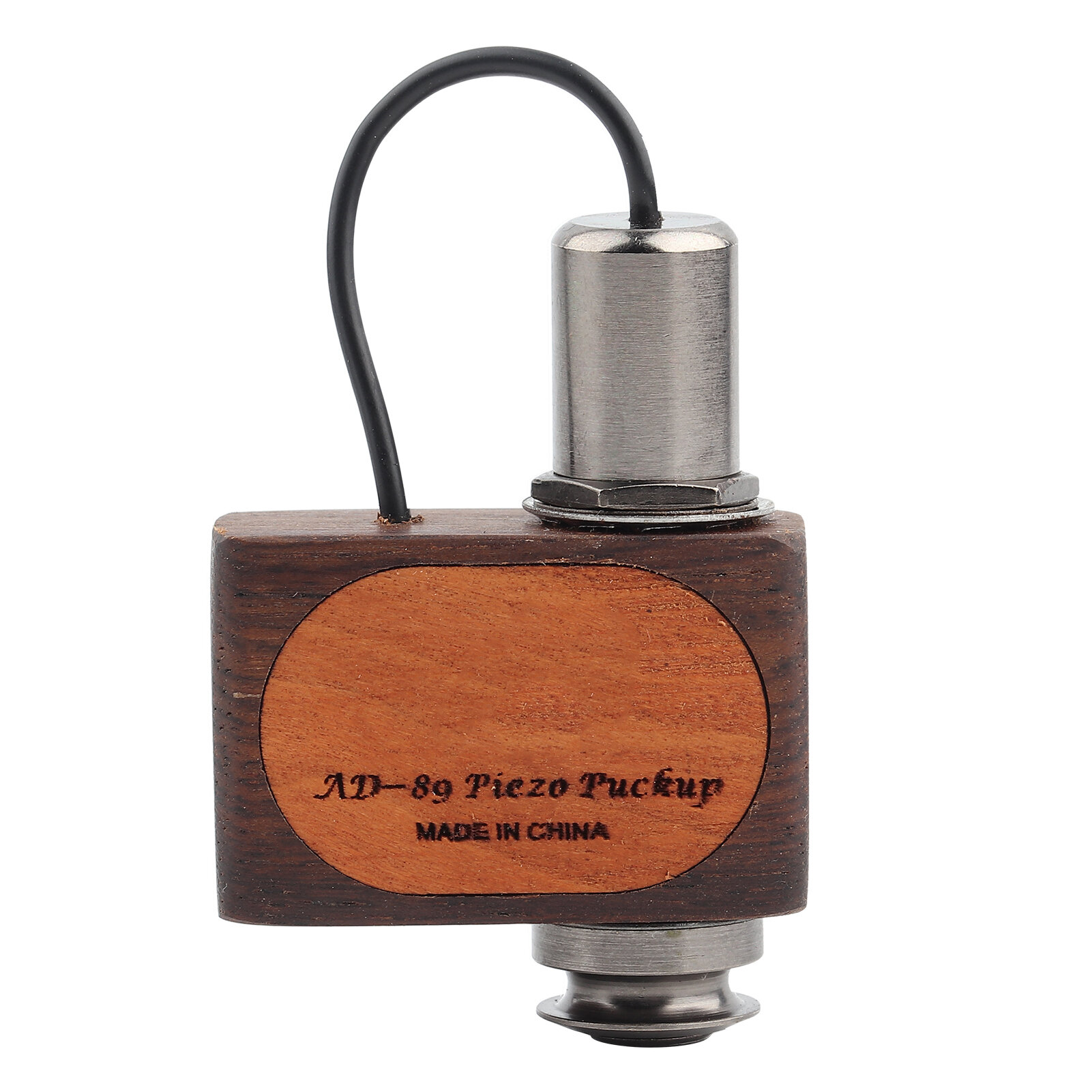 Звукосниматель для музыкального инструмента, звукосниматель для укулеле, натуральная текстура дерева, прочный, долговечный, широко применяется для скрипки.