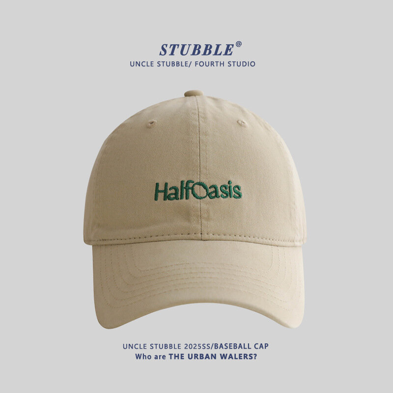 Оригинальный дизайн бейсболки для мужчин и женщин, простая вышитая буква, летняя шляпа для защиты от солнца